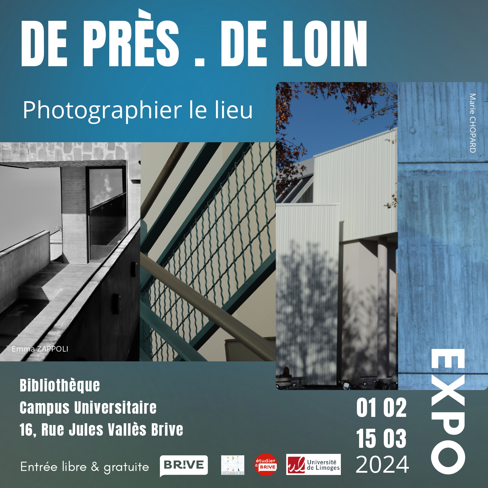 Expo format post Instagram FB - Campus universitaire de Brive